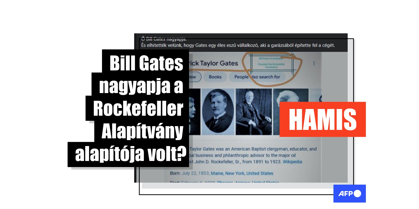 Bill Gate nagyapja nem a Rockefeller Alapítvány alapító tagja ...